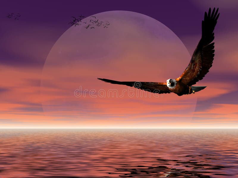 Crows Flying stock illustration. Illustration of flight - 19365601