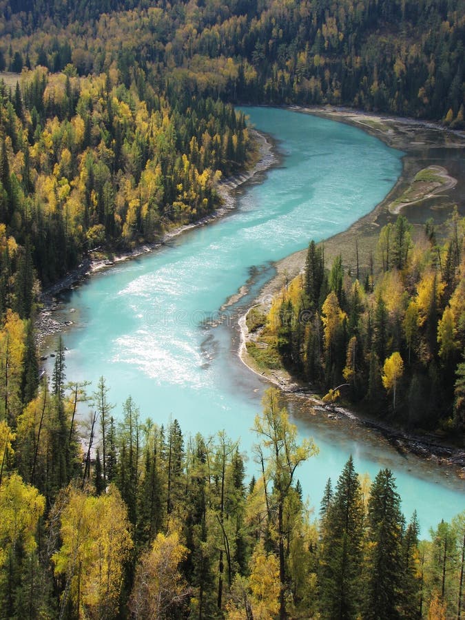 Moon river stock image. Image of autumn, north, fall, river - 3590123