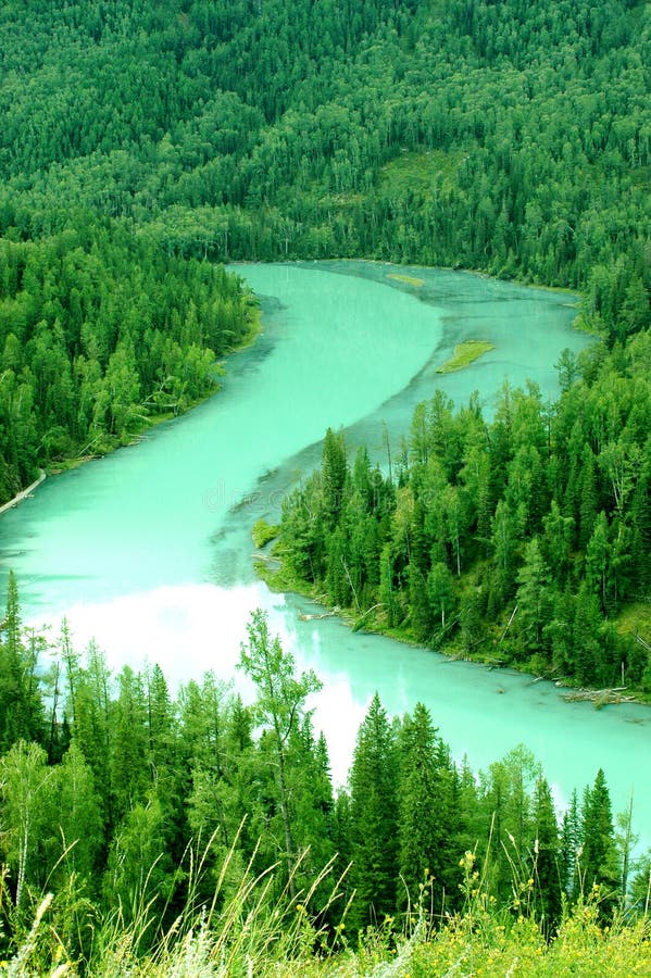 Moon river stock image. Image of landscape, vegetation - 3660409