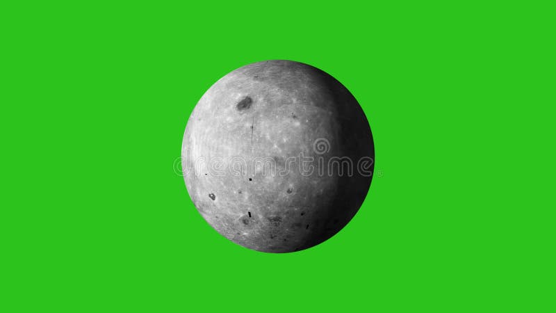 The moon with green screen stock footage. Video of galactic - 44214220