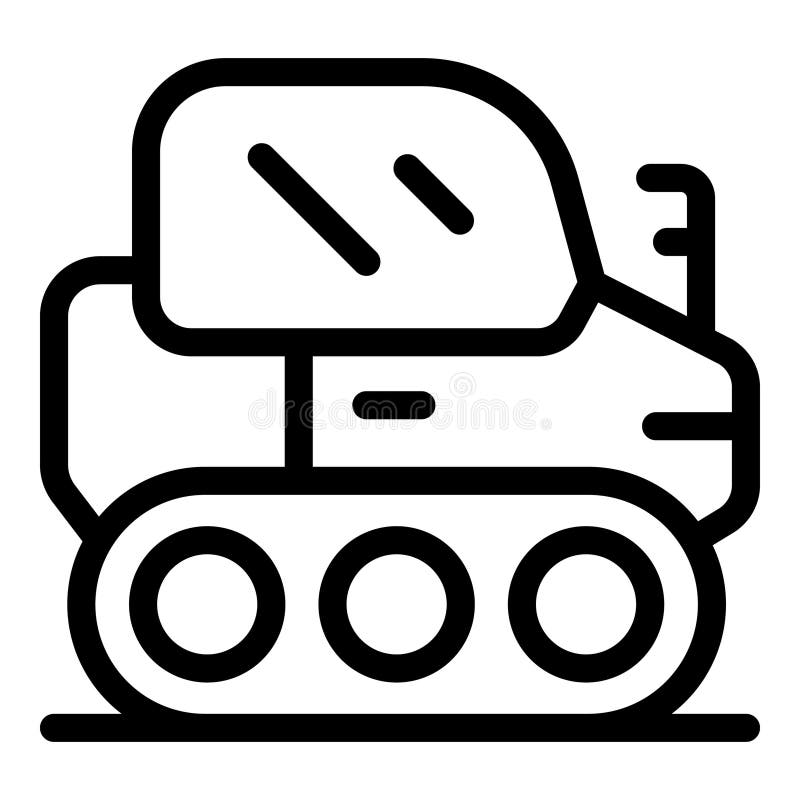 Moon Rover Exploring Lunar Surface with Antenna Deployed Stock Vector ...