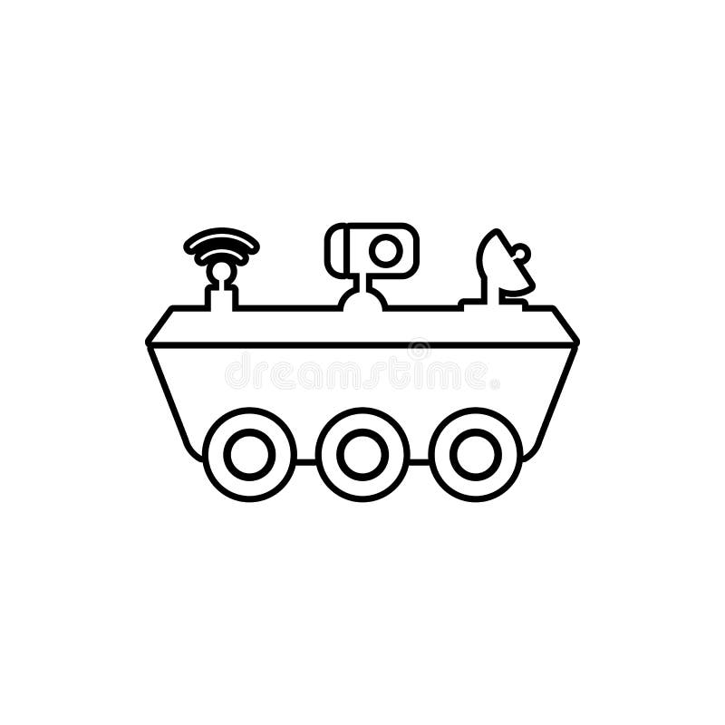Moon-rover Icon. Element of Cyber Security for Mobile Concept and Web ...