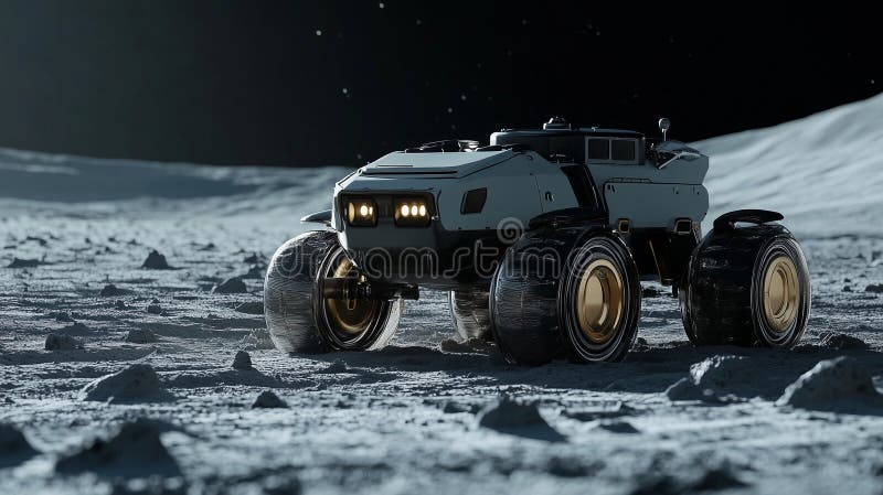 Moon rover stock photo. Image of planet, technology - 348559474