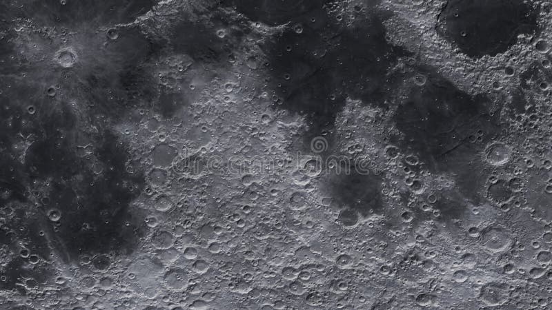 The Moon S Cratered Surface of Detailed CGI Macro Stock Photo - Image ...