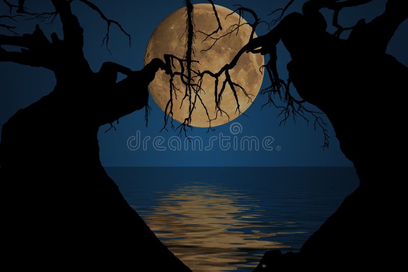 Planet Moon stock illustration. Illustration of full - 59089424