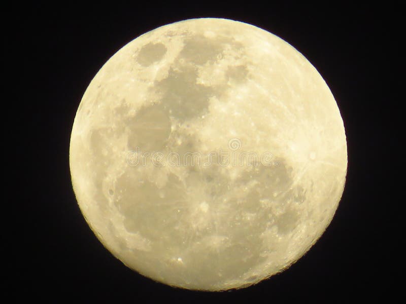 The Moon Shines in the Sky Over the Mediterranean Coast on the Island ...