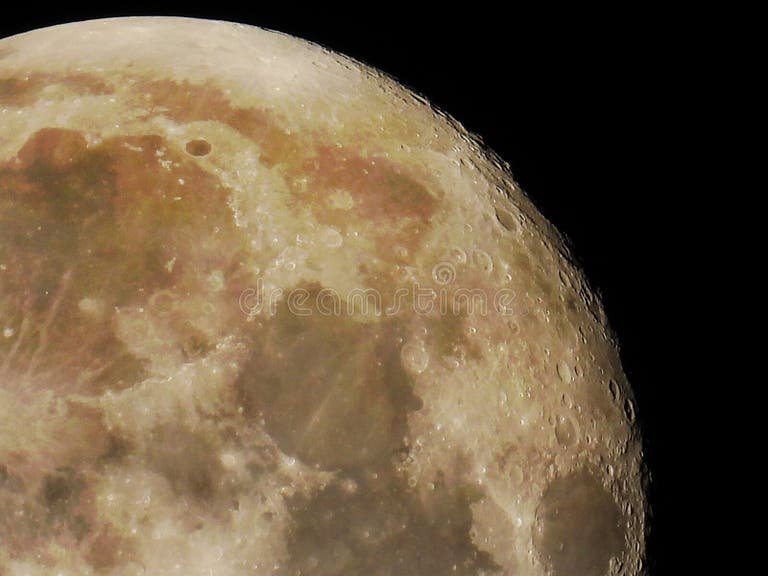 Moon Detail Showing Apennine Mountain Range Sept 2023 Stock Photo ...