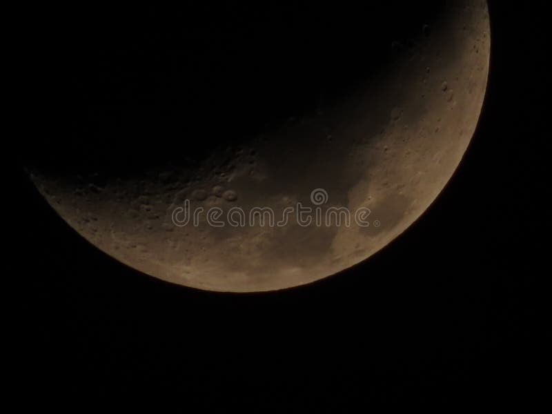 Moon sky alone night stock photo. Image of quail, crescent - 348137214