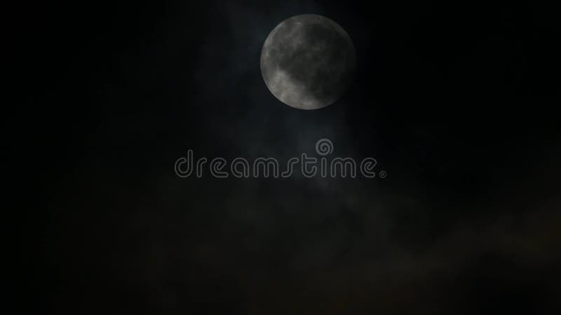 Moon slowly moving down stock video. Video of night - 257818273