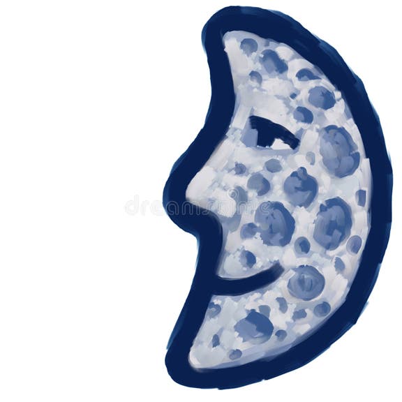 Smiling Moon Black White Stock Illustrations – 1,197 Smiling Moon Black ...