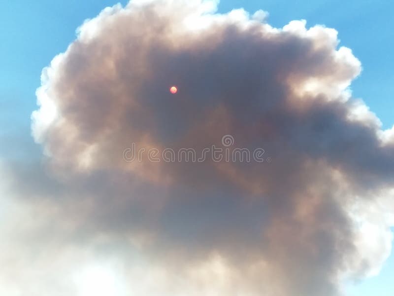 Moon smoke stock image. Image of moon, smoke, peekaboo - 165898425