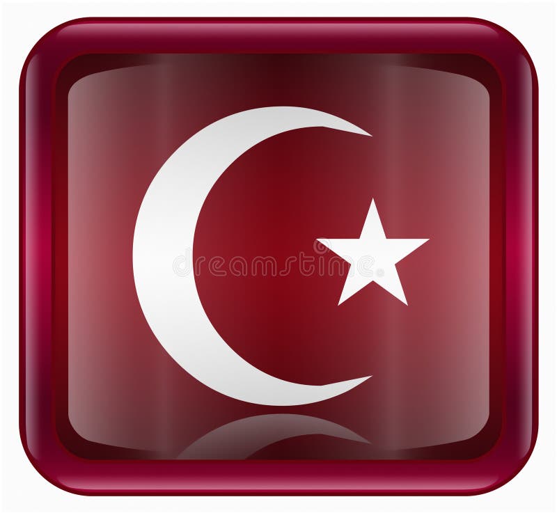Turkey moon and star stock vector. Illustration of turkey - 2419313