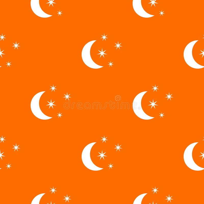 Moon and Stars Pattern Seamless Stock Vector - Illustration of cosmos ...