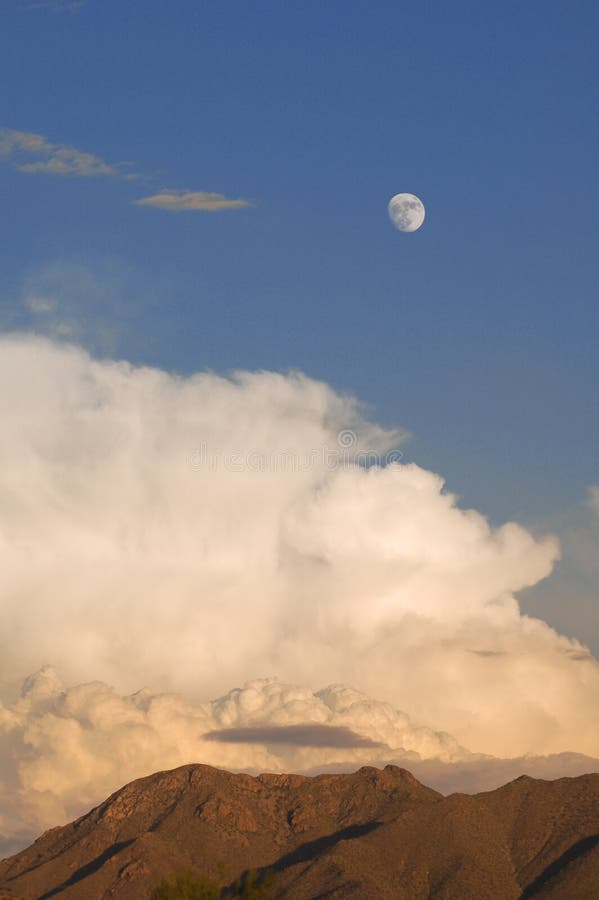 Moon Storm stock image. Image of storm, tucson, cloud - 14617009