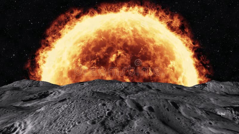 Moon and sun stock footage. Video of heat, bright, exploding - 78341368
