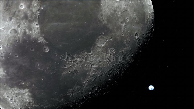 Moon in Outer Space, Surface. High Quality, Resolution, 4k. this Image ...