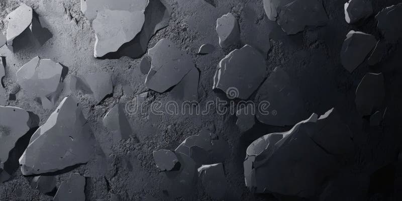 Moon Surface Stone Background Cratered Gray Rock Textures Realistic ...