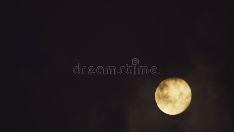 Moon Time Lapse with Cloud Cover Stock Video - Video of flight, closeup ...