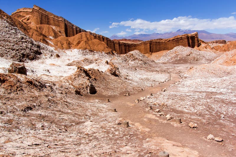 The Moon Valley in Chile stock image. Image of earth - 117439829