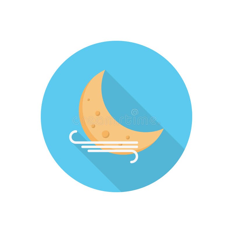 Moon stock vector. Illustration of isolated, universe - 206108648