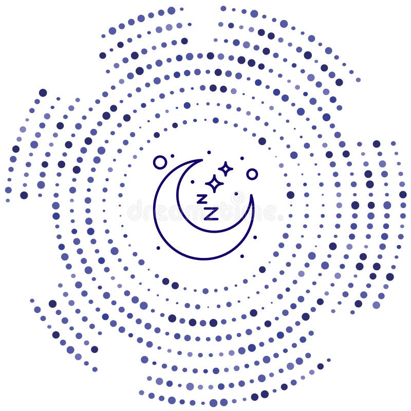 Moon Vector Icon. Moon Editable Stroke. Moon Linear Symbol for Use on ...