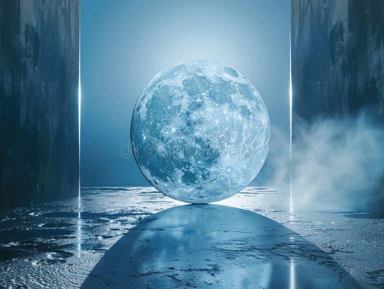 Moon Visualization with Augmented Reality Transparent Moon in Studio ...