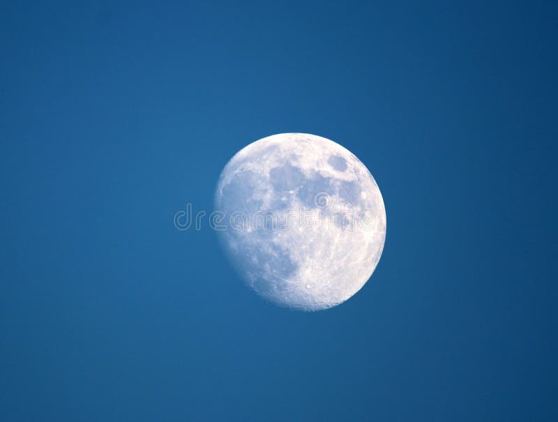Moon stock image. Image of planet, cloud, blue, space - 334909957