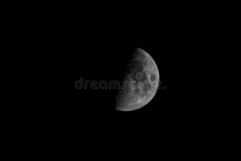 The Moon, a Wonderful Night View Stock Image - Image of imagination ...