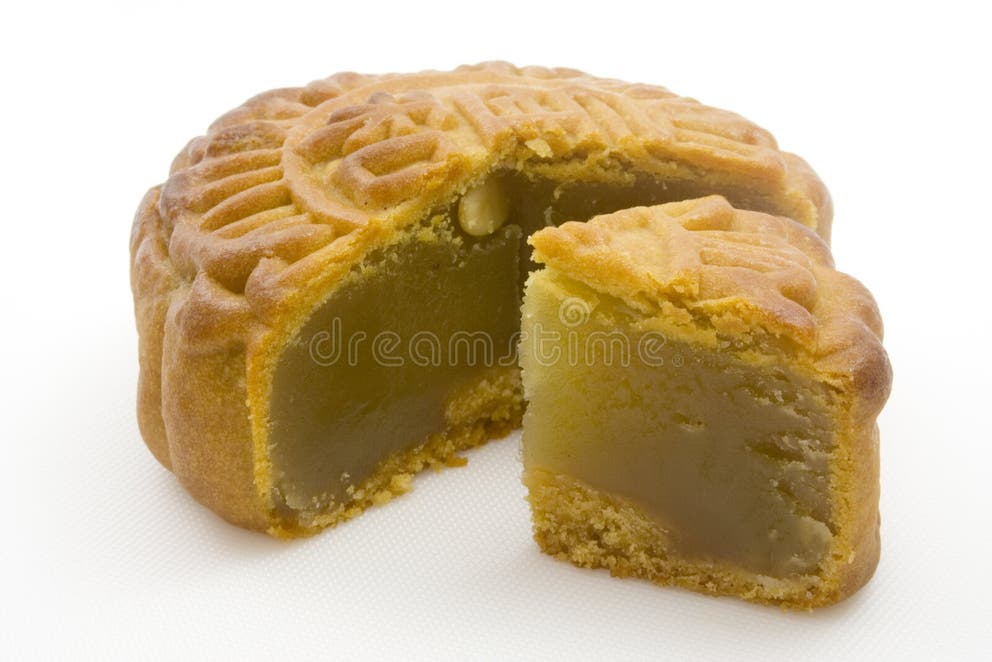 Mooncake stock image. Image of snack, sweet, traditional - 1350131