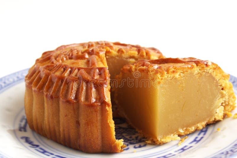 Mooncake stock image. Image of snack, sweet, traditional - 1350131