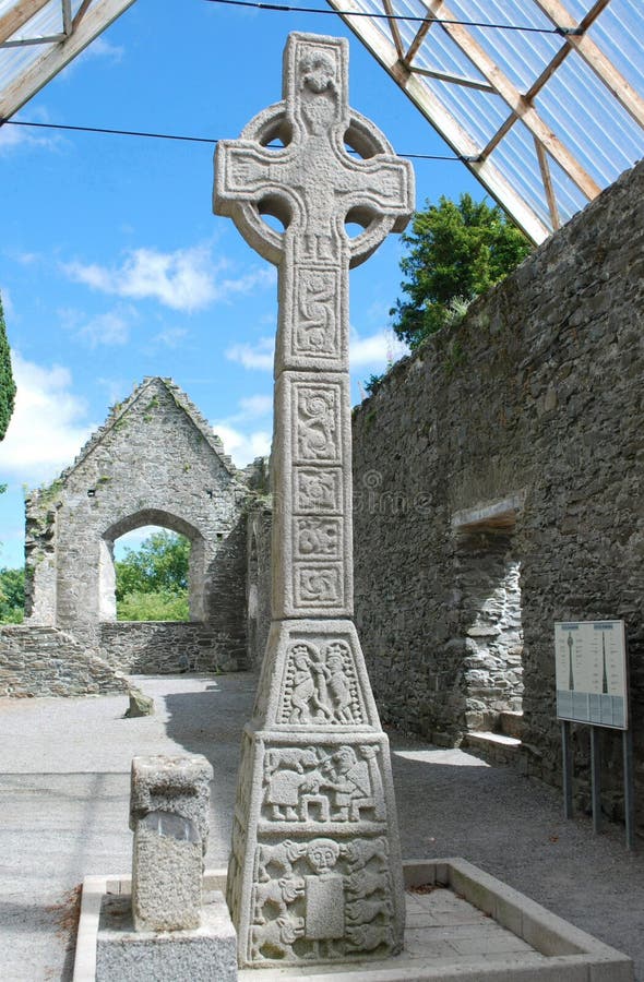 Irish High Cross stock image. Image of belief, ireland - 10732987