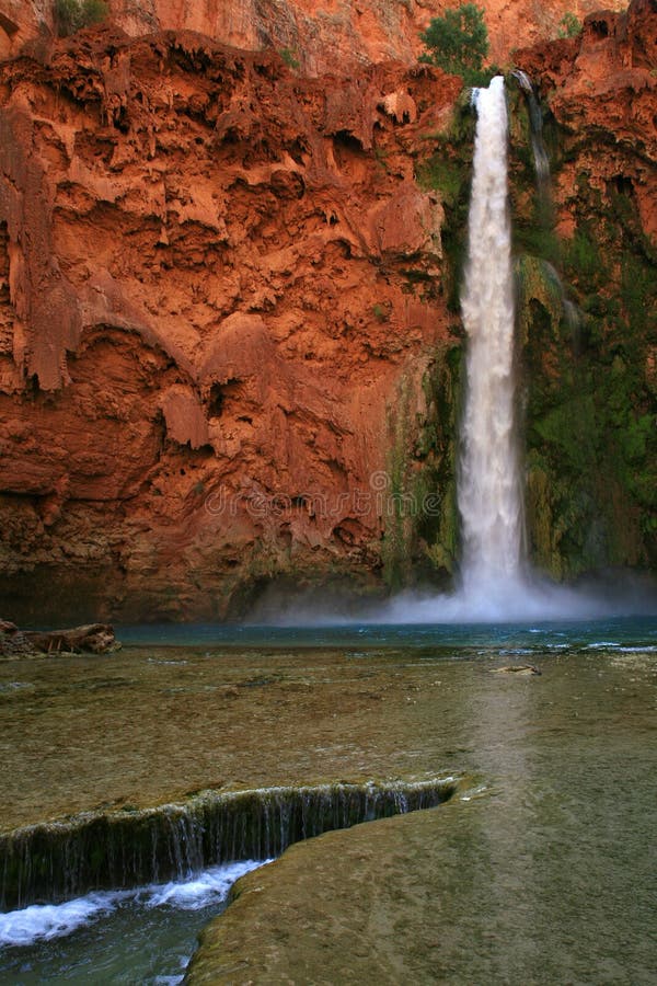 Mooney Falls stock image. Image of falling, natural, fall - 5910647