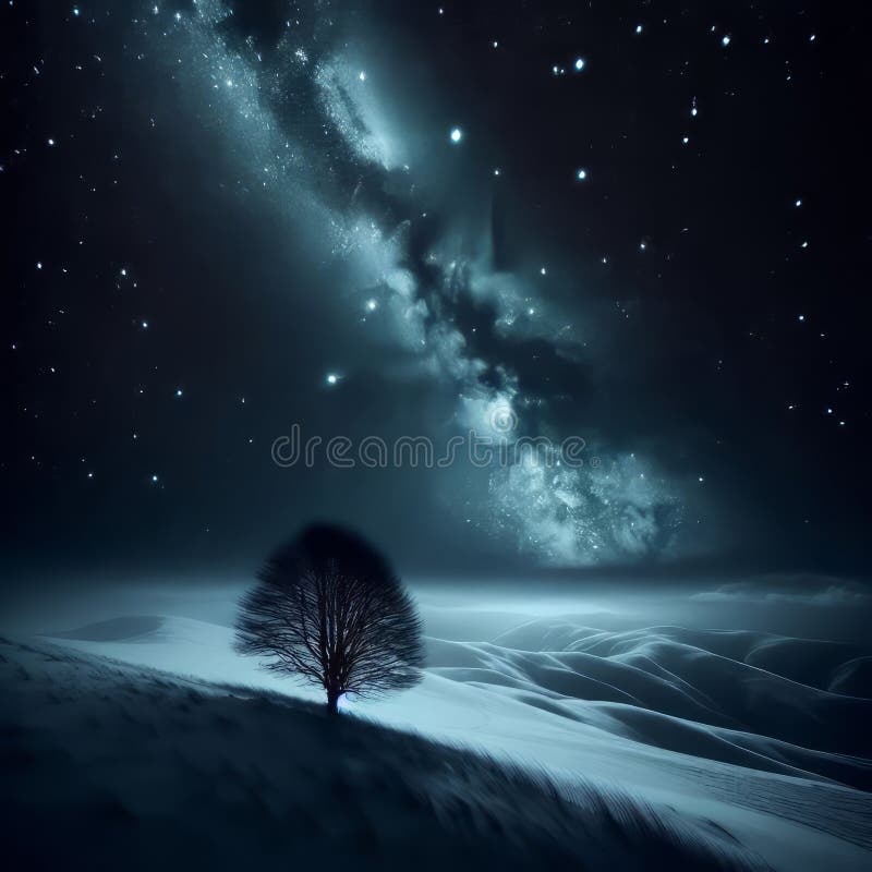 Moonless Deep Black the Sky between the Stars is an Absolute Ink Stock ...