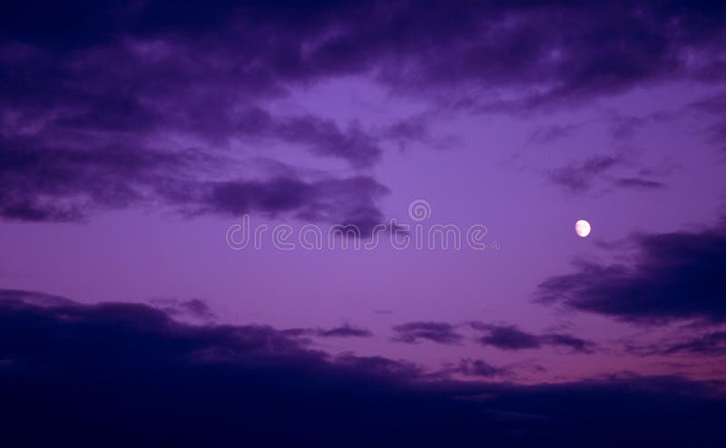 Moonlight stock image. Image of clouds, violet, moon, dark - 10803
