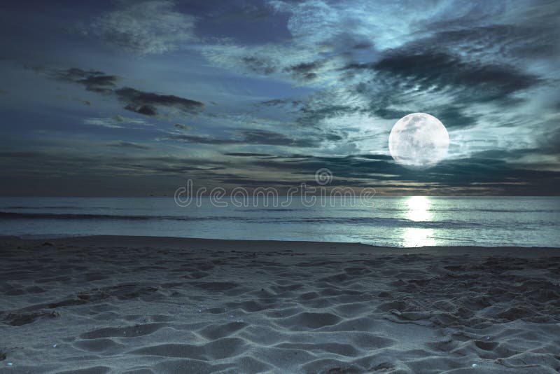 Moonlight stock image. Image of dusk, moonlight, gloaming - 12889687