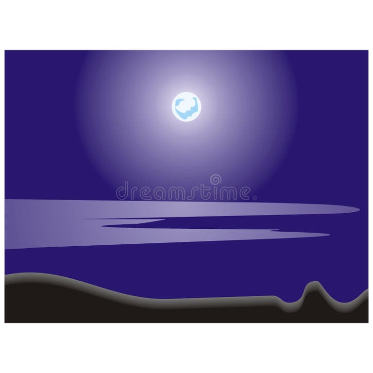 Moonlight Figure Stock Illustrations – 3,224 Moonlight Figure Stock ...