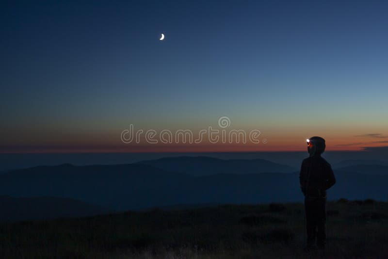 Moonlight_boy stock image. Image of moonlight, hood - 246812851
