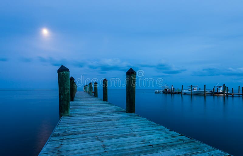 Moonlight at Florida Keys stock image. Image of hill - 61368481