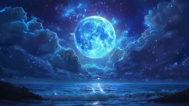 Moonlight, Moonlight, Night Scene Background, Sky Background Stock ...