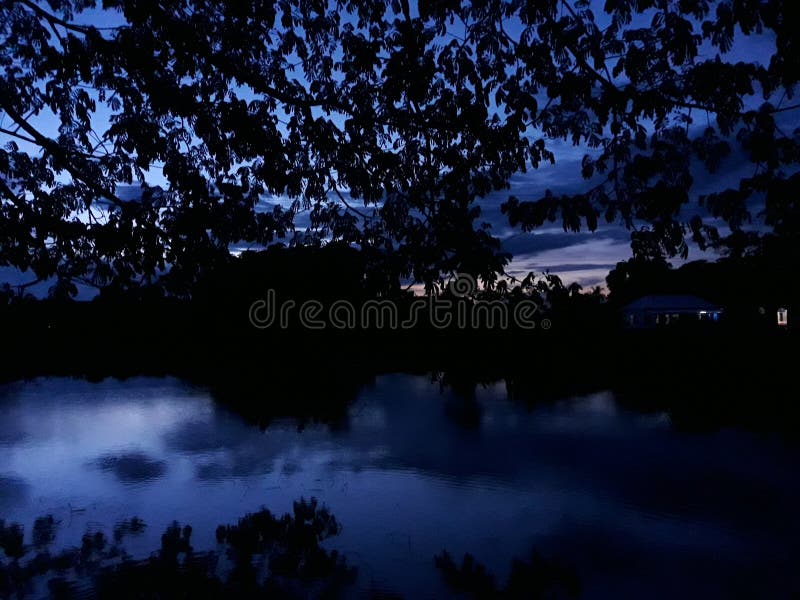 Moonlight Night is always Amazing Stock Image - Image of light, morning ...