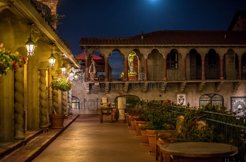 Moonlight Over Building Architecture Editorial Stock Photo - Image of ...