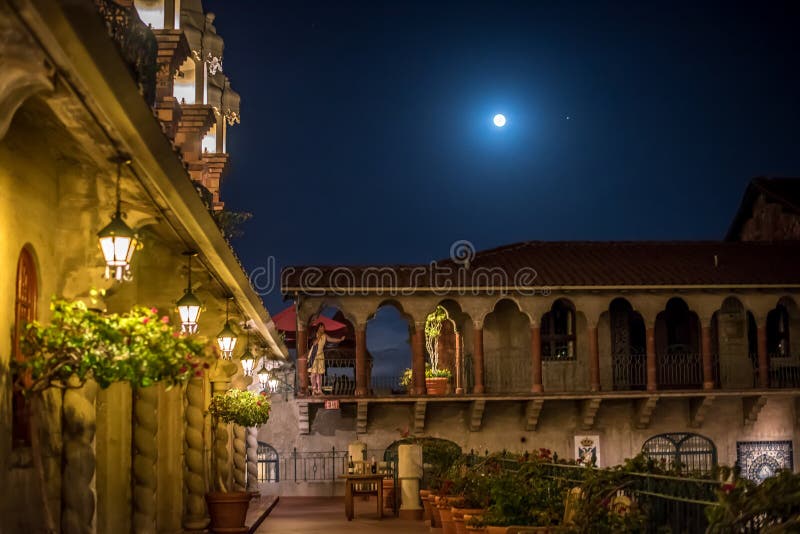 Moonlight Over Building Architecture Editorial Photography - Image of ...