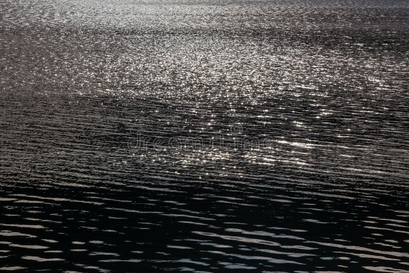Moonlight Reflection on the Sea Stock Photo - Image of stillness, glare ...