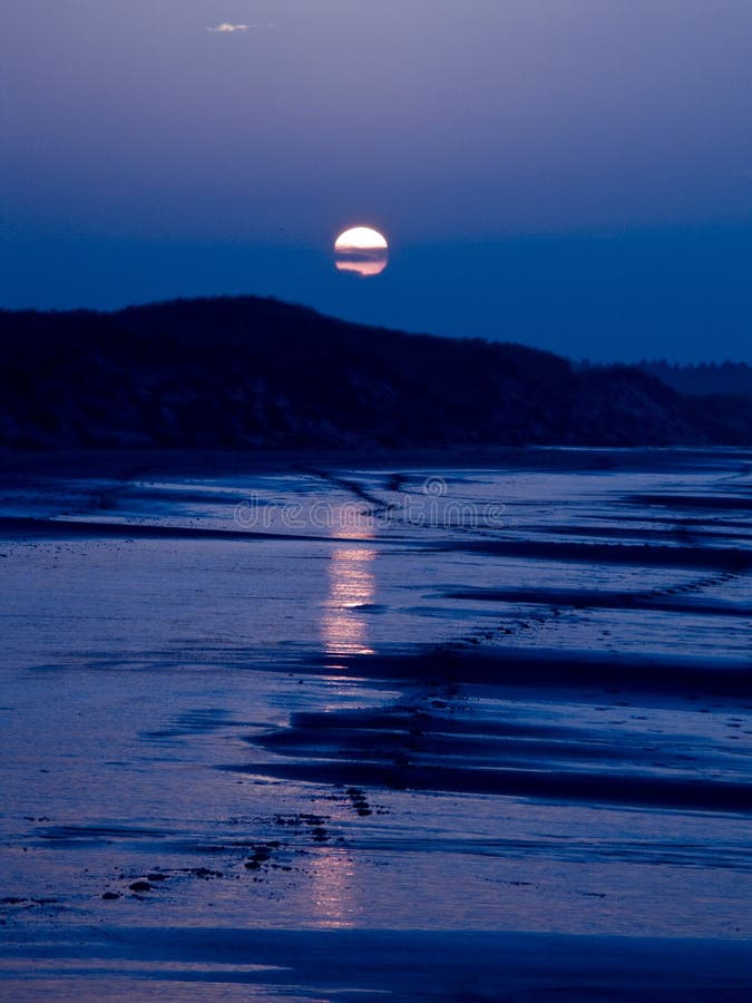 Moonlight stock image. Image of sunset, nature, moonlight - 47517149