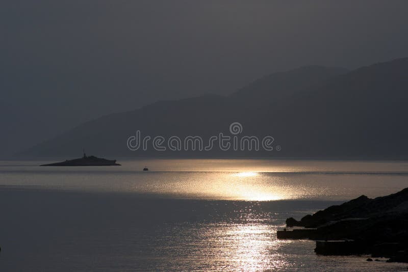 Moonlight on the sea stock image. Image of nature, illumination - 20516389