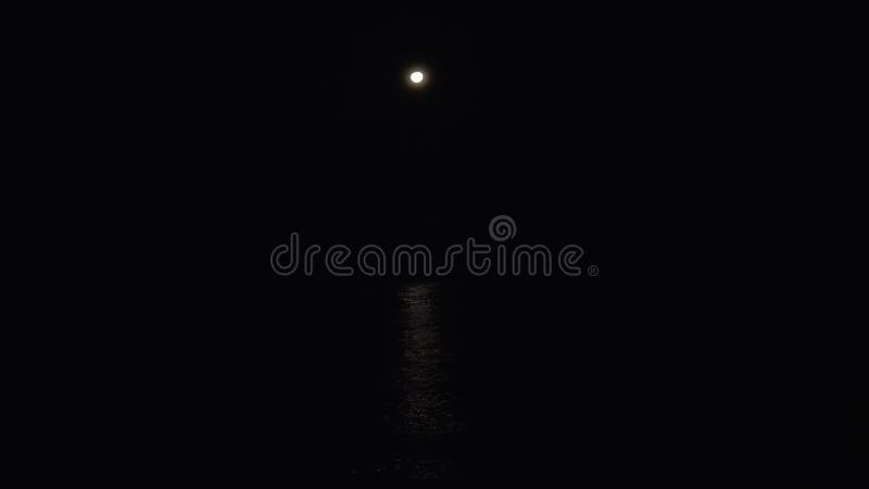 Moonlight at sea stock footage. Video of dark, ripple - 153316246