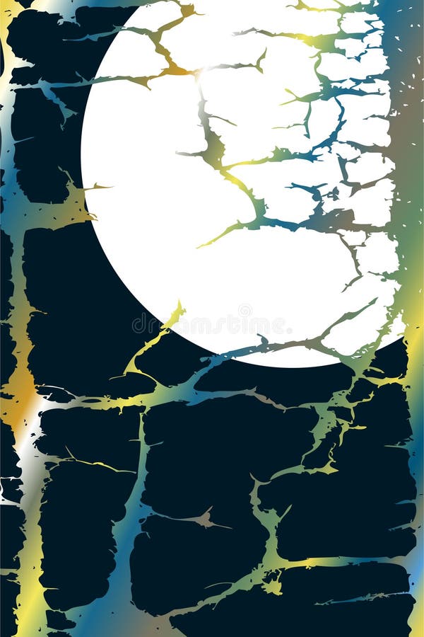 Moonlight on trees stock illustration. Illustration of trees - 35358278