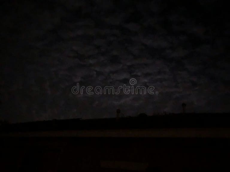 Moonlit Clouds, Dapple Effect Stock Photo - Image of glow, full: 163928322