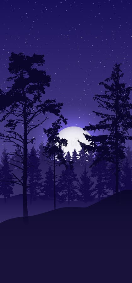 Moonlit Hill Stock Illustrations – 281 Moonlit Hill Stock Illustrations ...