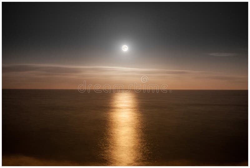 Moonrise of the Night Starry Sky Stock Photo - Image of building ...